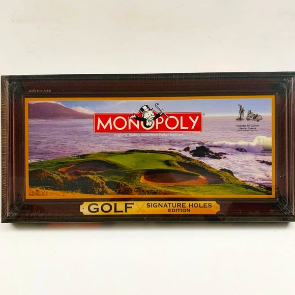 Hasbro | Games | Vintage Monopoly Golf Signature Holes Edition Hasbro ...